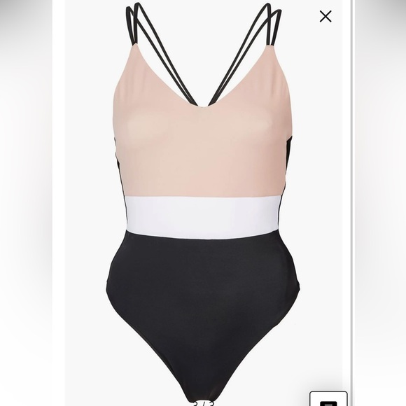 Topshop | Swim | Topshop Colorblock Onepiece Swimsuit | Poshmark